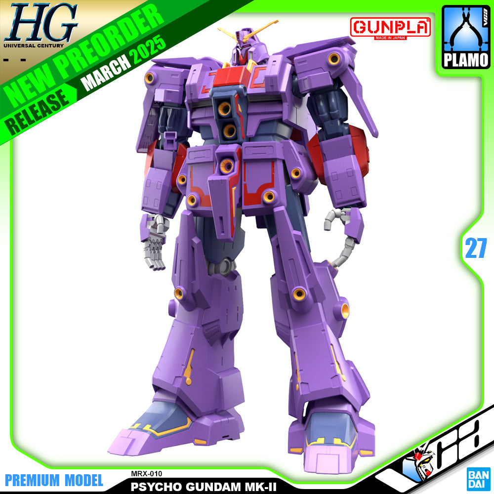 Bandai® Gunpla High Grade HGUC 1/144 MRX-010 Psycho Gundam MK-II – VCA Gundam Singapore