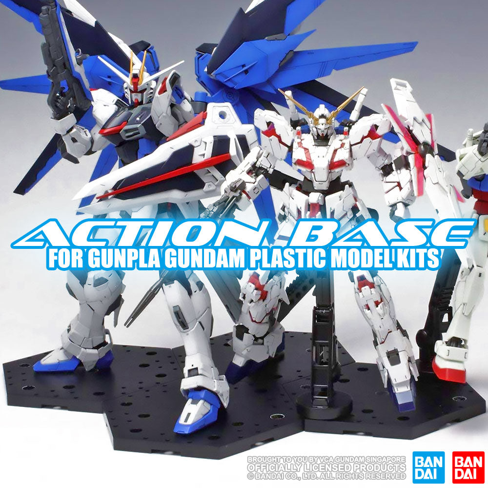 Bandai® GUNPLA® ACTION BASE Display Stands – VCA Gundam Singapore