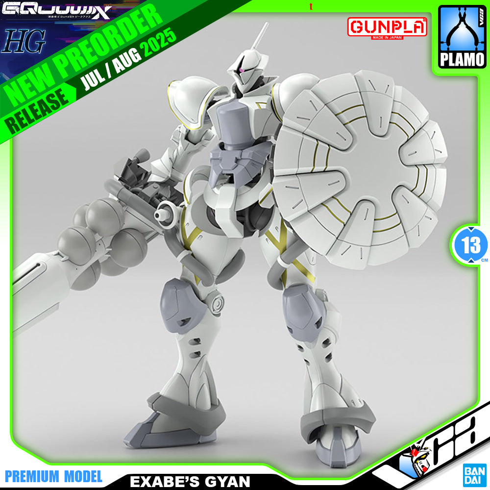 Bandai Gunpla High Grade HG GQuuuuuuX Exabe's Gyan (Hakuji Equipment ...