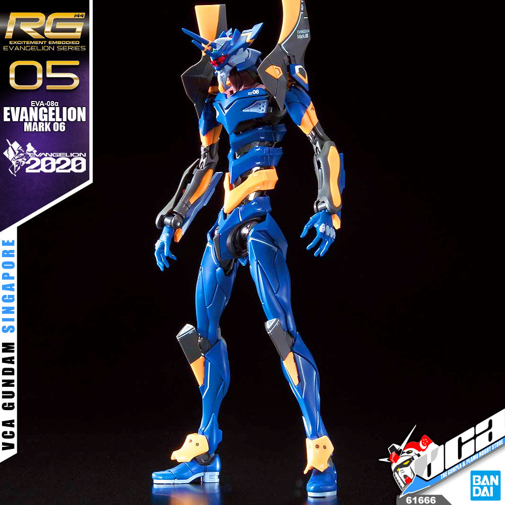 Bandai® Gunpla Real Grade RG EVANGELION MARK 06 – VCA Gundam Singapore
