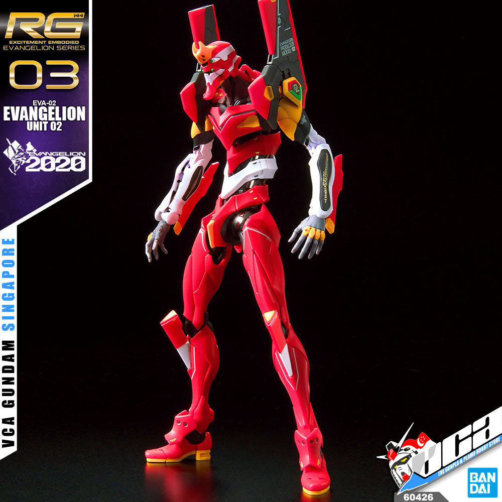 Bandai® 高达模型 Real Grade RG EVANGELION UNIT 02 – VCA Gundam Singapore