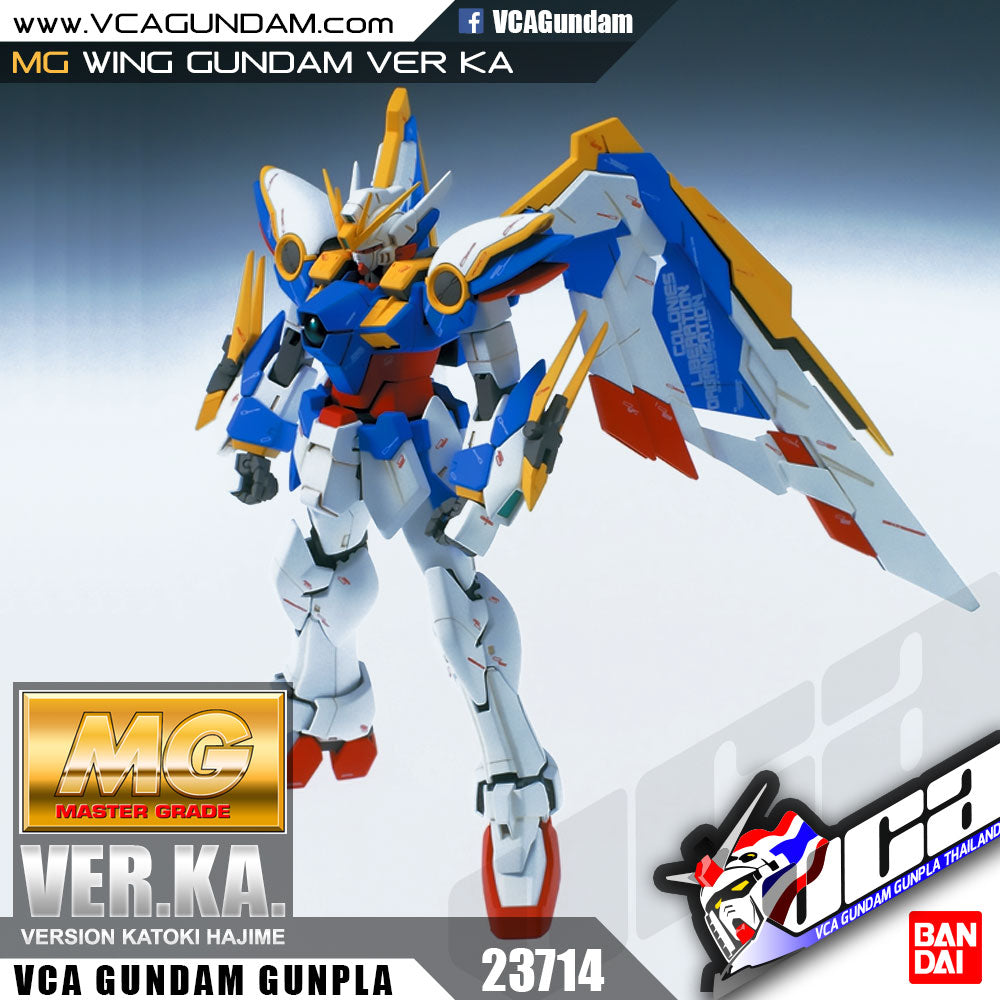 Bandai® Gunpla Master Grade 1/100 MG Wing Gundam Ver Ka – VCA Gundam ...